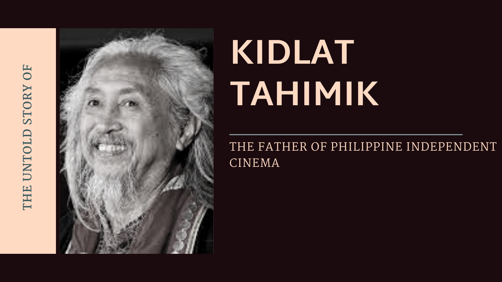 The true untold story of Kidlat Tahimik | WFCN