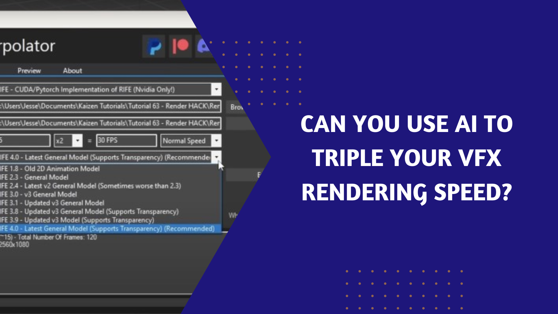 use AI to triple your VFX rendering speed | WFCN